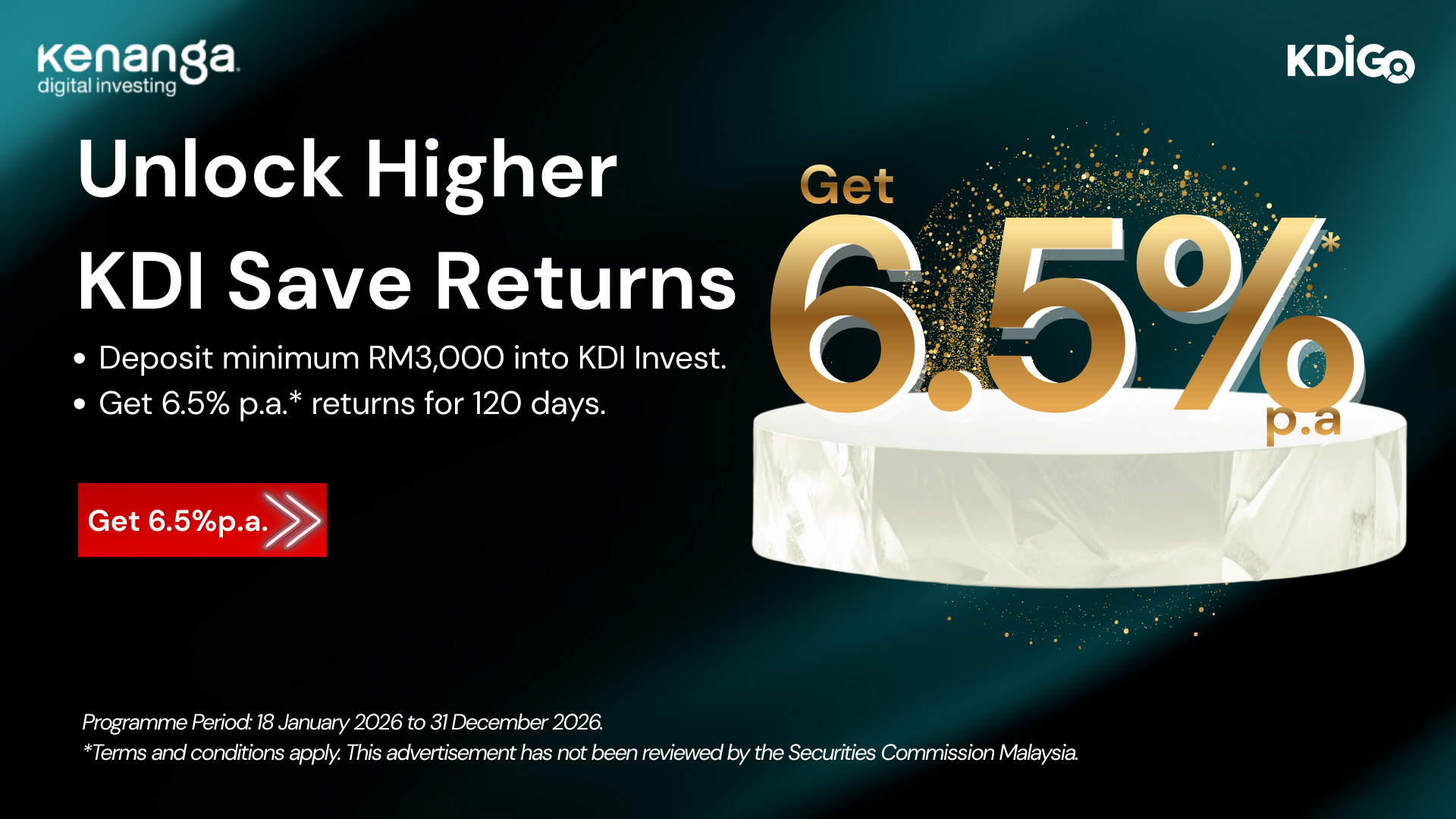 KDI Invest Deposit Programme | KDi GO